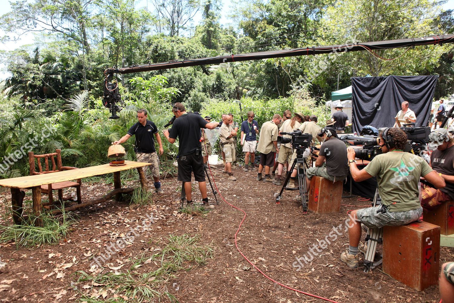 Bushtucker Trial Area Camera Crew Filming Editorial Stock Photo - Stock ...