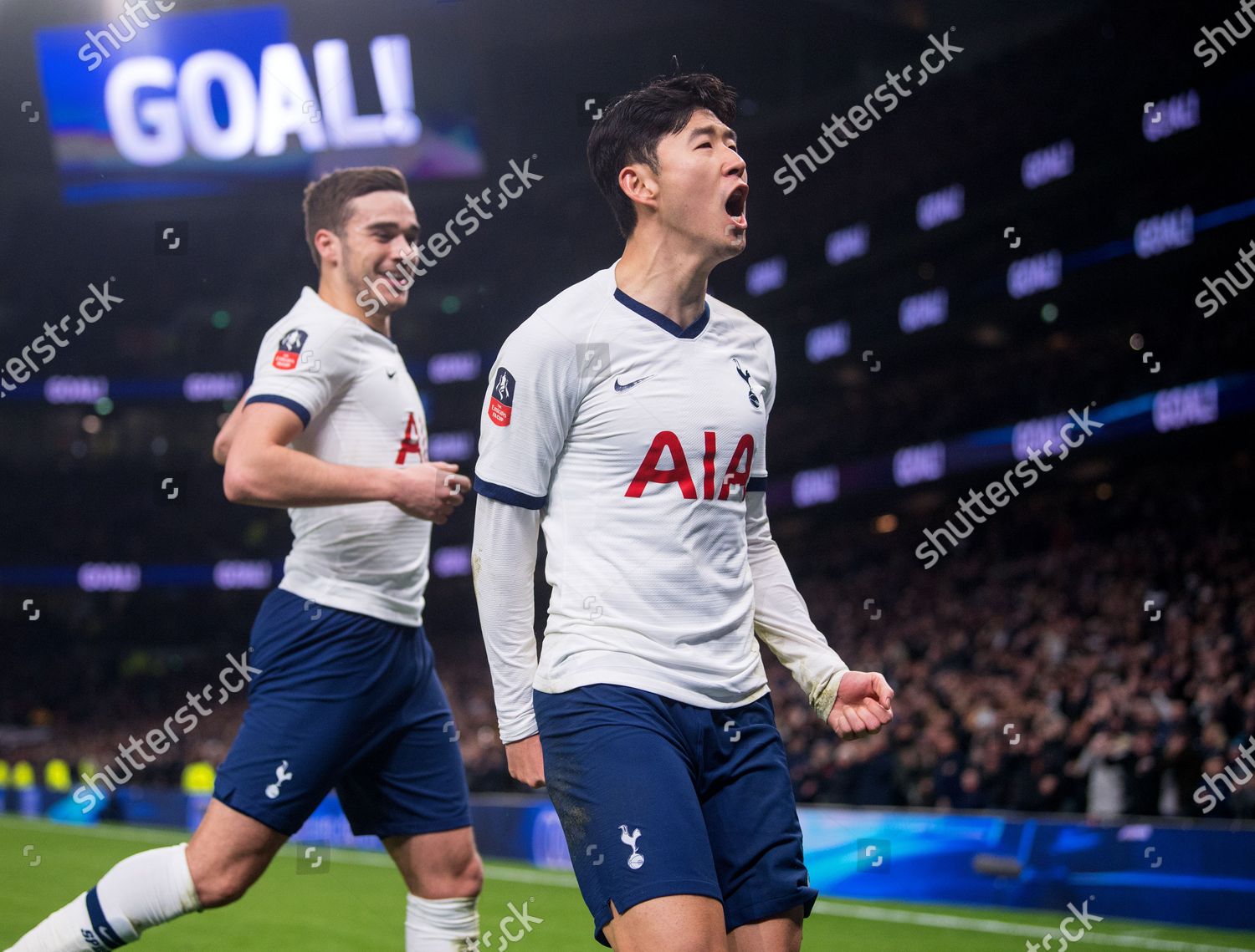 Heungmin Son Celebrates His Goal Final Editorial Stock Photo - Stock ...