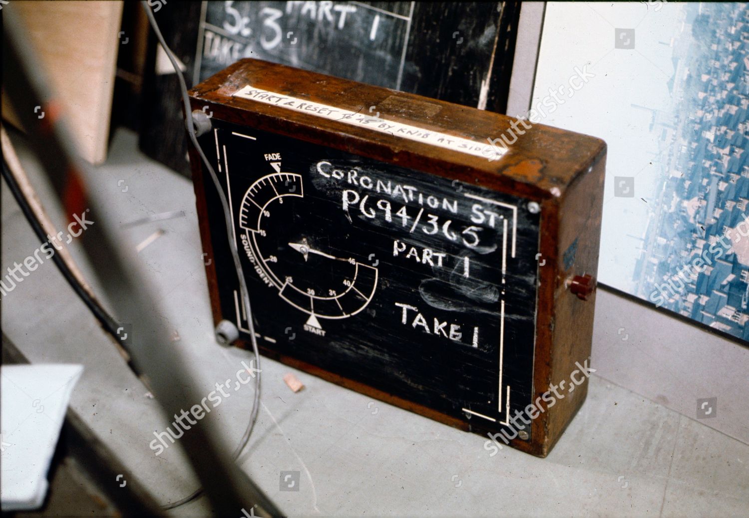 Coronation Street Timer Clapper Board Editorial Stock Photo - Stock ...