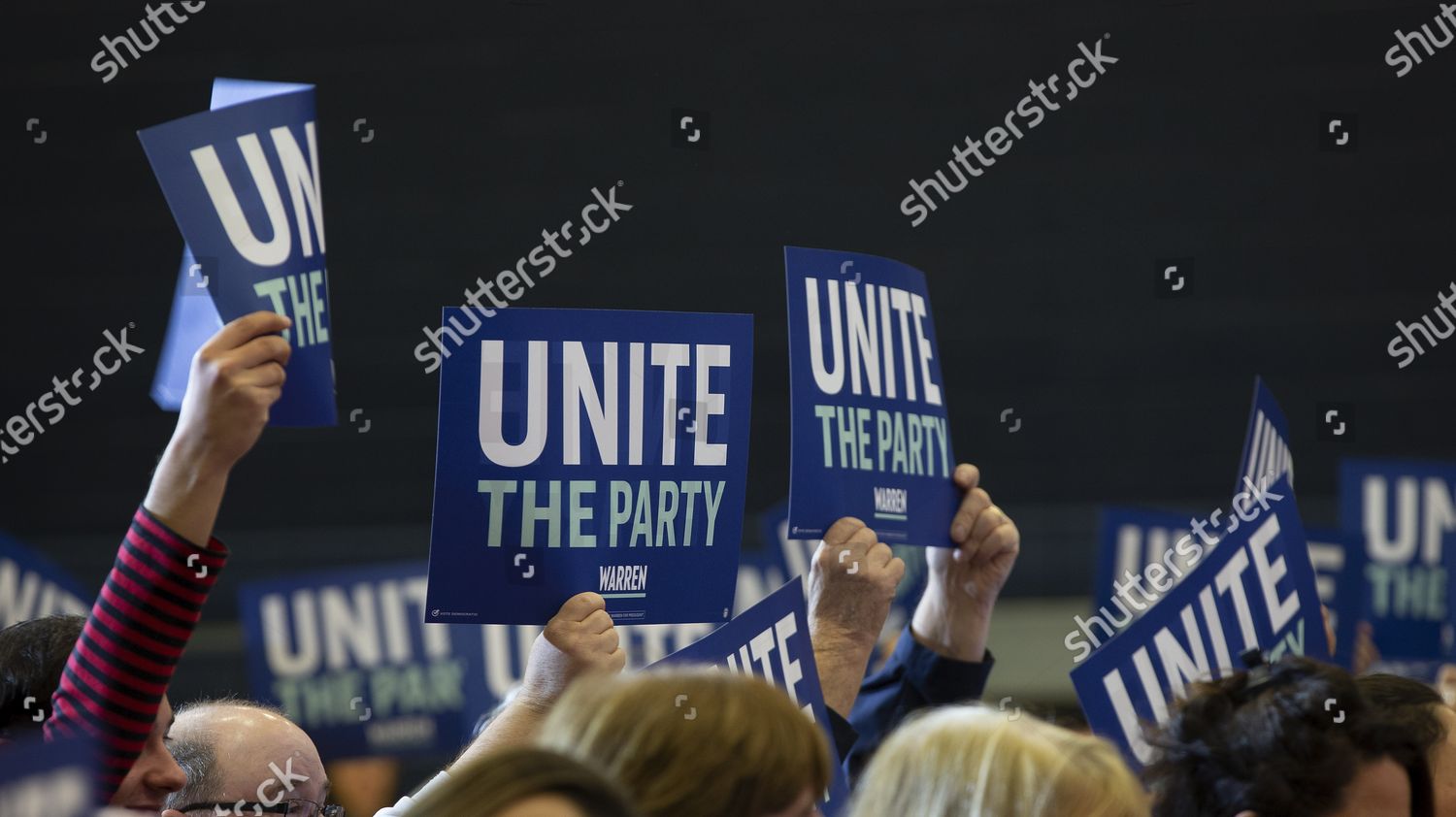 Supporters Democratic Candidate United States President Editorial Stock ...