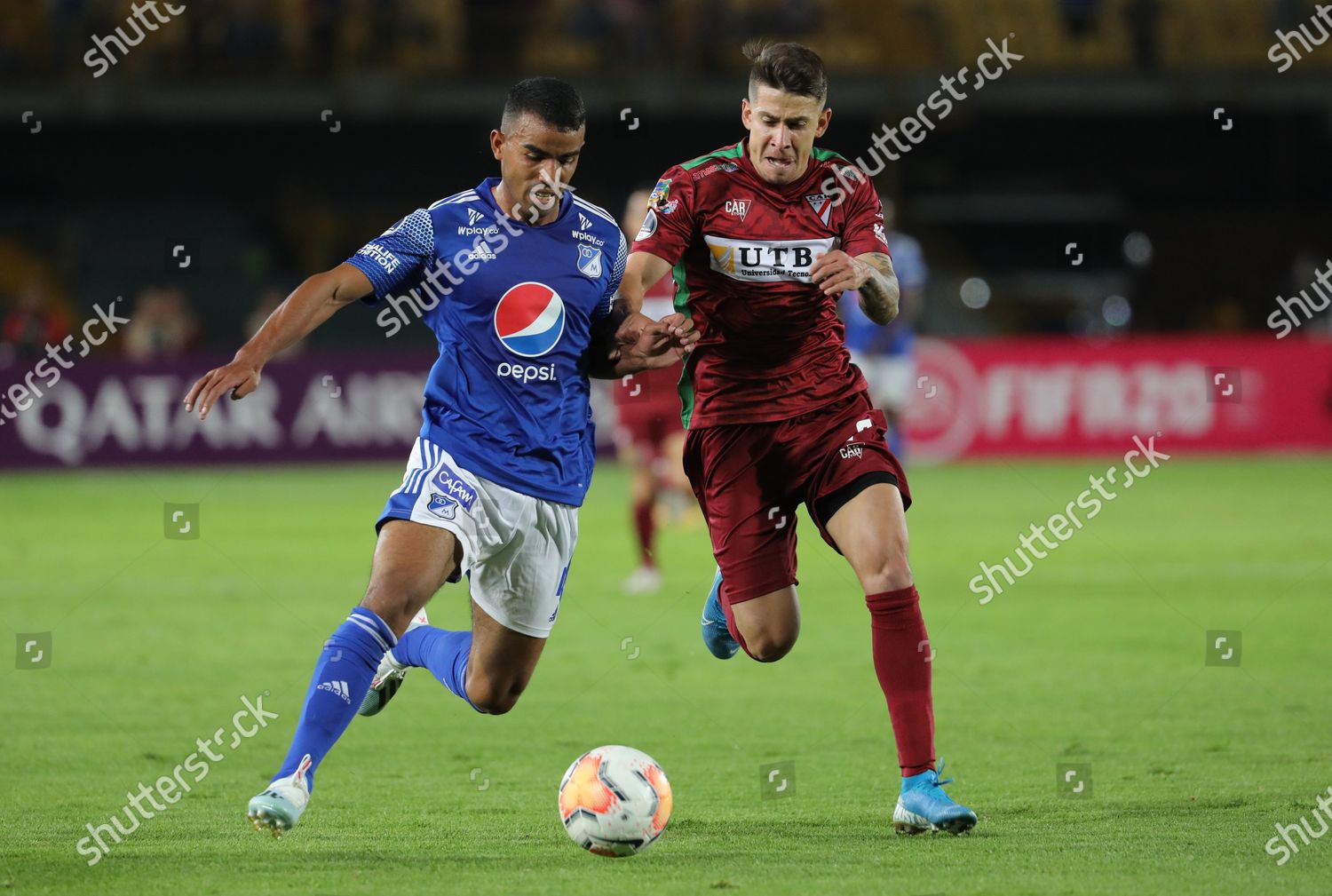 Omar Bertel L Millonarios Action Against Editorial Stock Photo - Stock ...