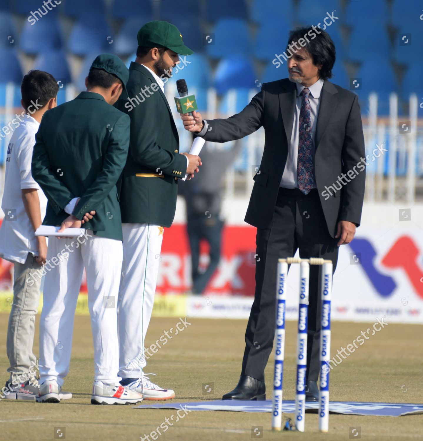 Pakistani Cricket Team Test Captain Azhar Editorial Stock Photo - Stock ...