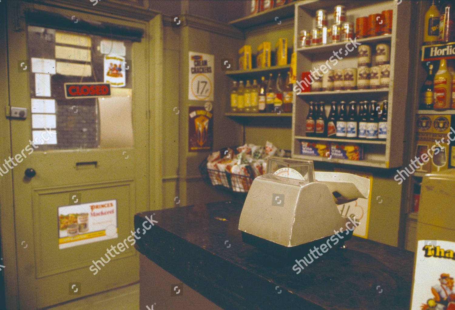 Coronation Street Corner Shop Empty Set Editorial Stock Photo - Stock ...