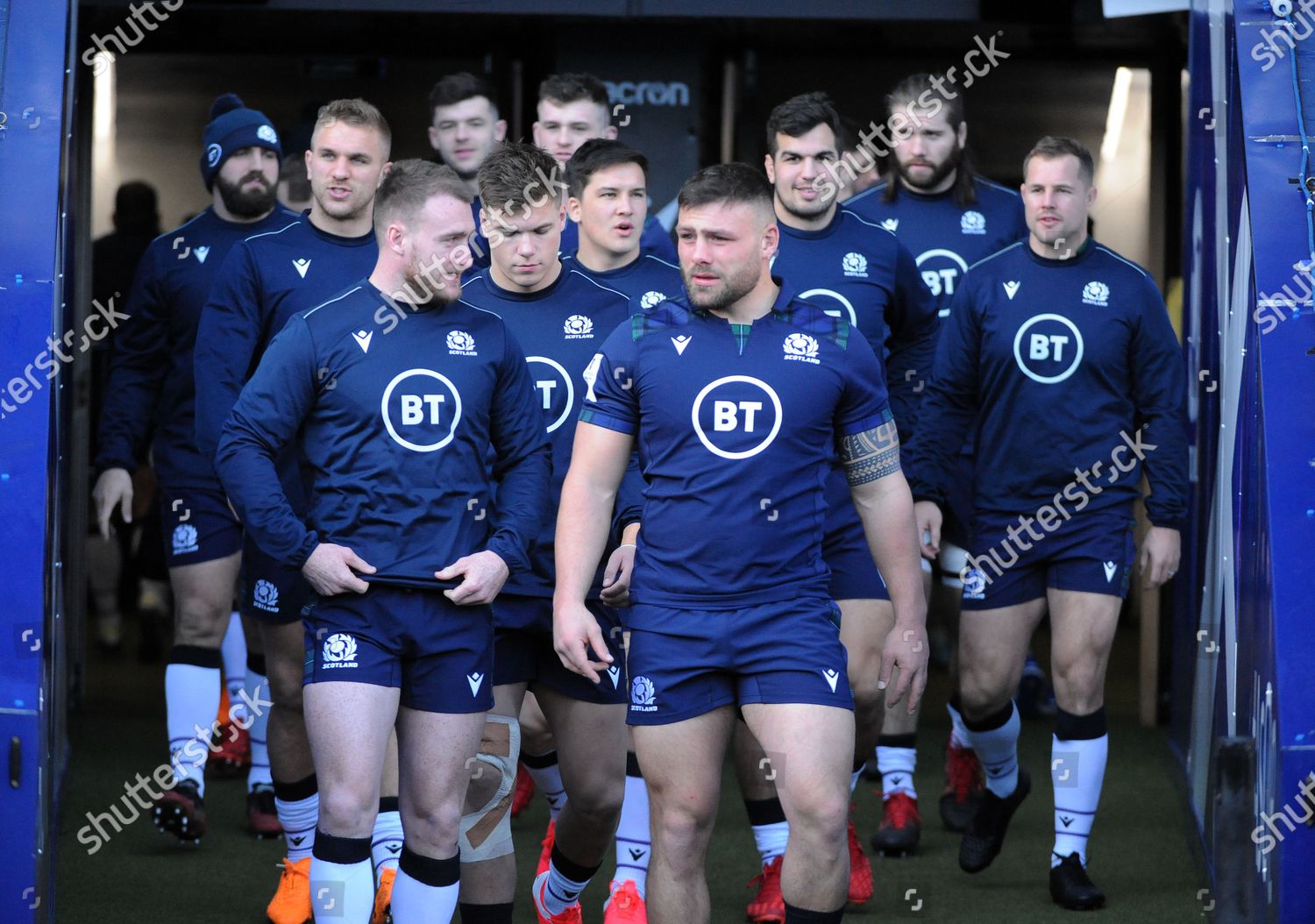 Stuart Hogg Scotland Captain Chats Rory Editorial Stock Photo - Stock ...