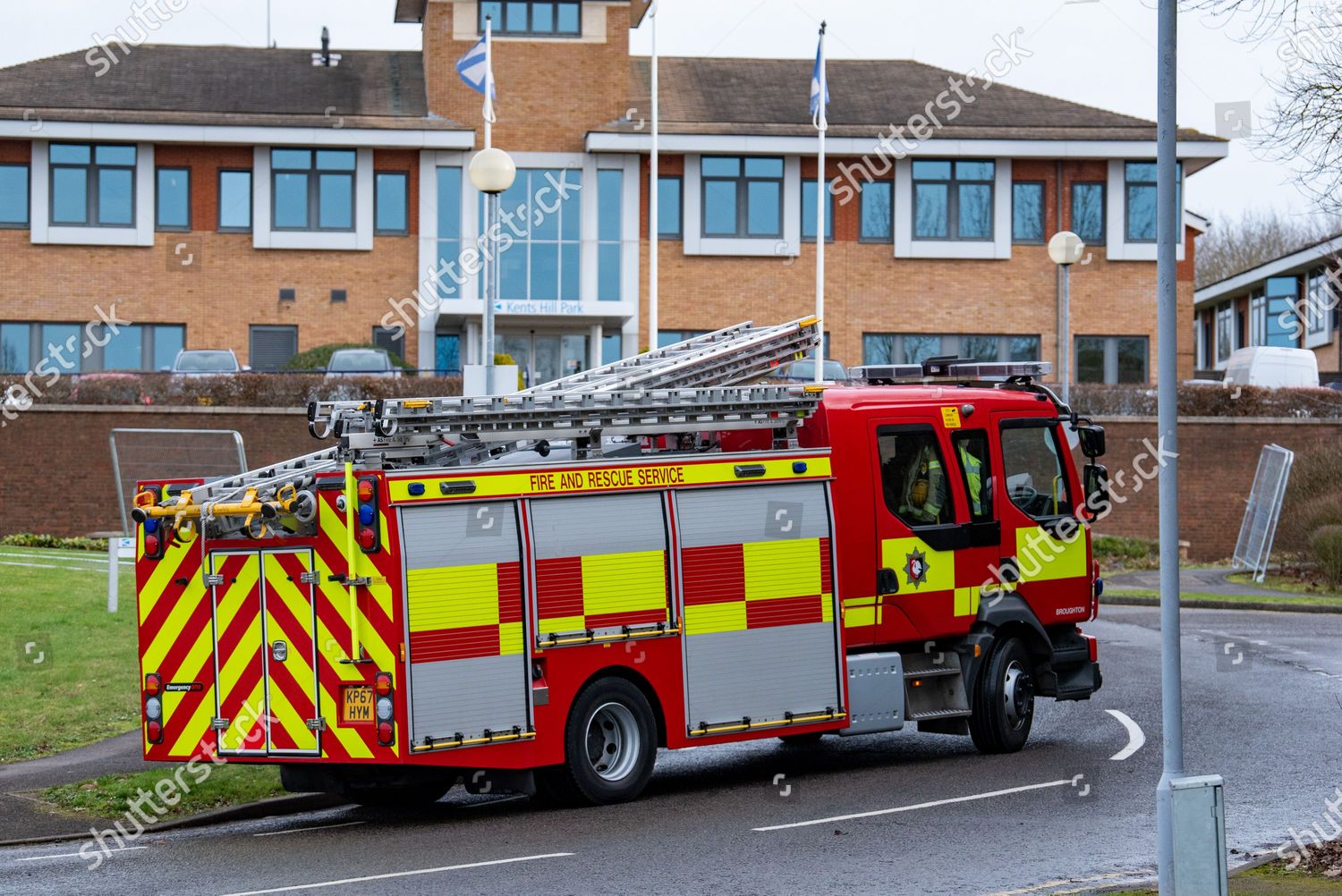 Fire Engine Buckinghamshire Fire Rescue Service Editorial Stock Photo ...