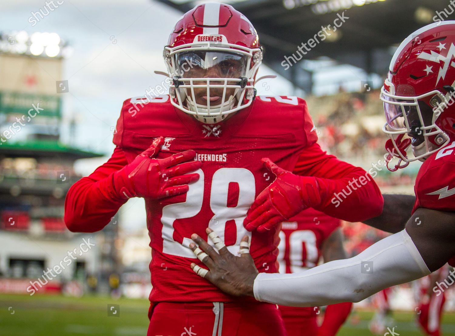 Dc Defenders Cornerback Elijah Campbell 28 Editorial Stock Photo ...