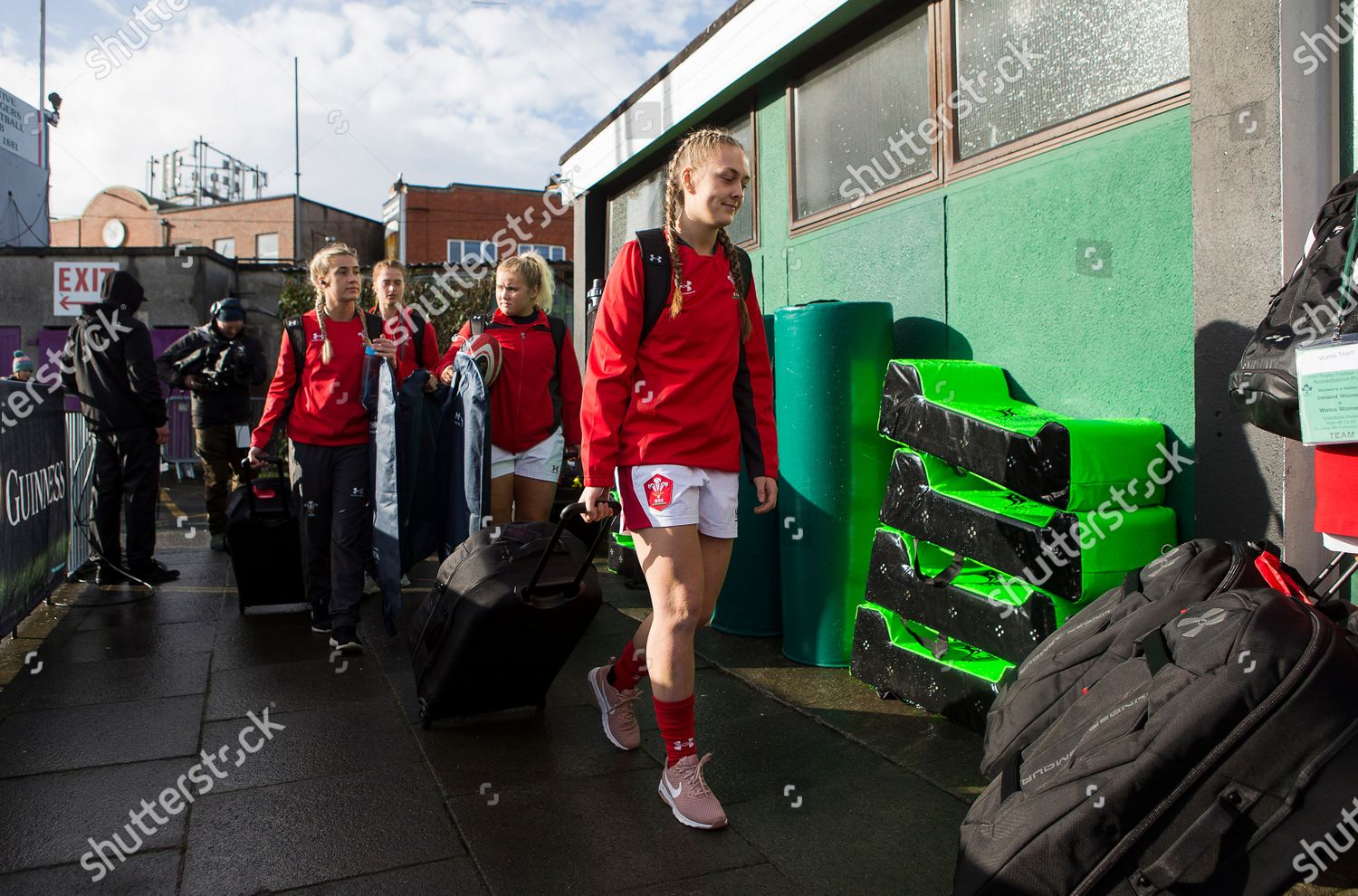 Hannah Jones Wales Arrives Stadium Editorial Stock Photo - Stock Image ...