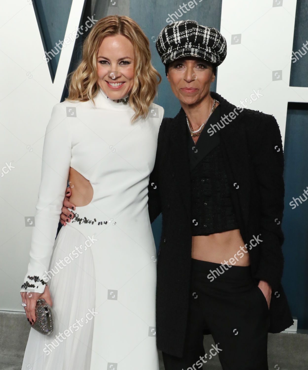 Maria Bello Fiance Dominique Crenn Editorial Stock Photo - Stock Image ...