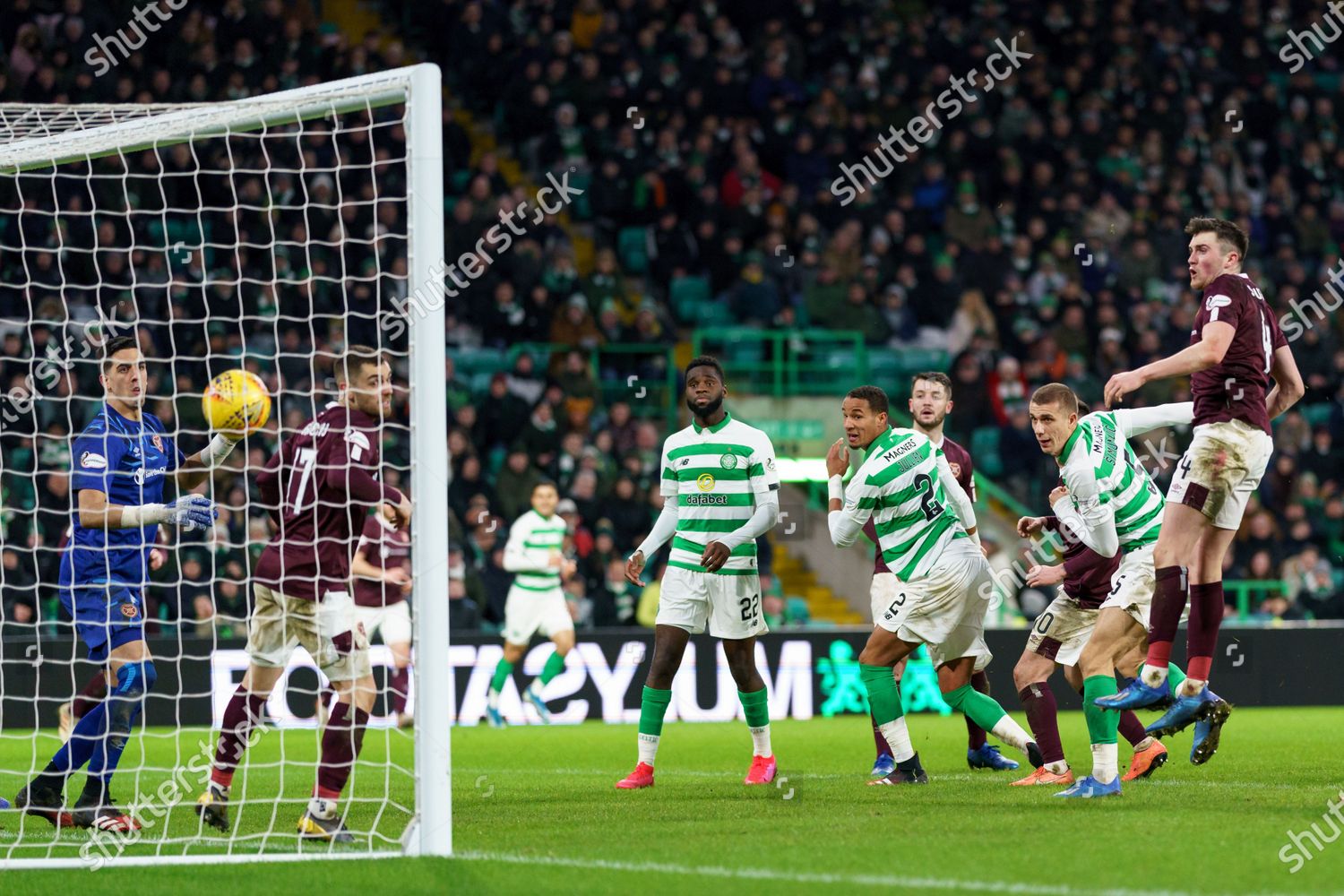 Jozo Simunovic Celtic Heads Ball Past Editorial Stock Photo - Stock ...