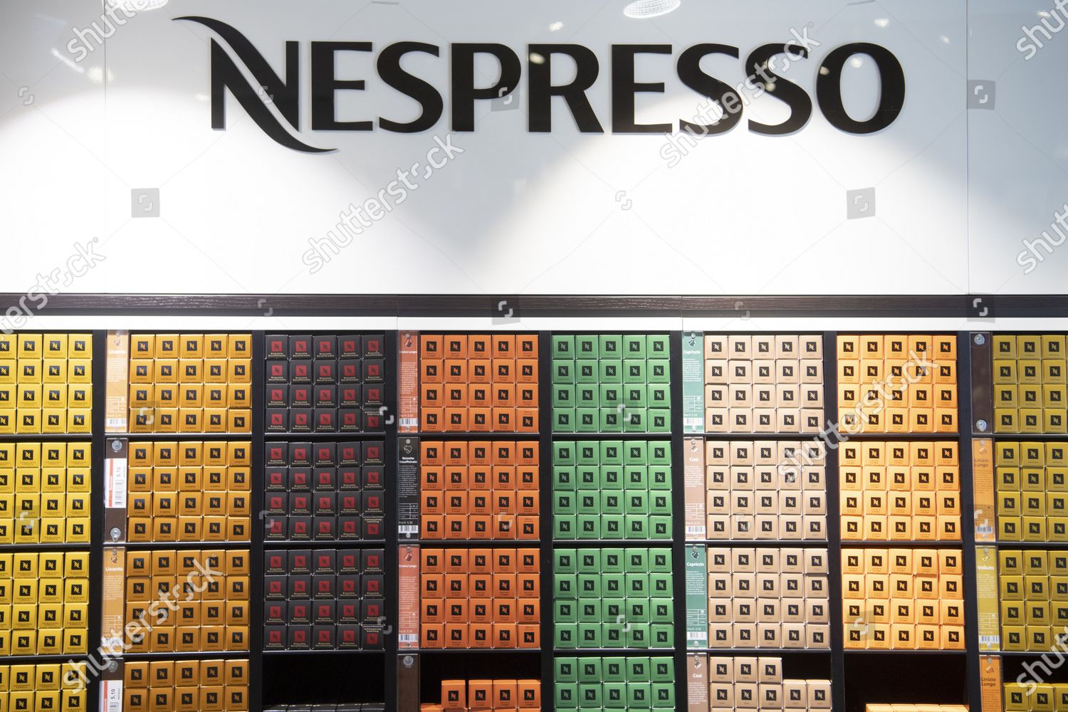 Nespresso Cartons On Display Nestles Own Editorial Stock Photo - Stock ...