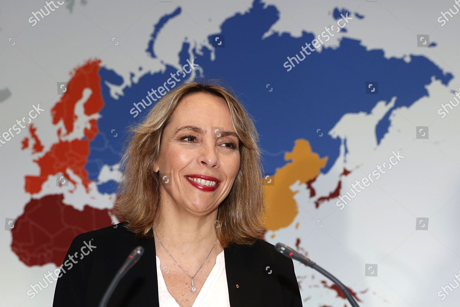 Renault Interim Ceo Clotilde Delbos Speaks Editorial Stock Photo ...