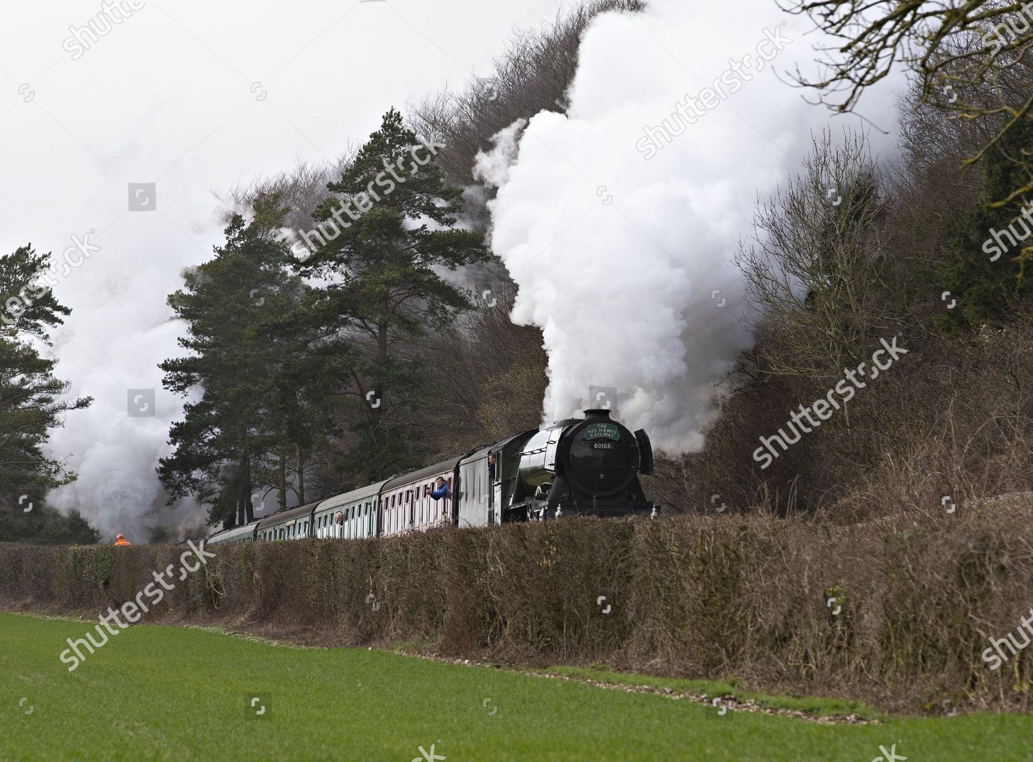 Iconic Loco 60103 Flying Scotsman Makes Editorial Stock Photo - Stock ...