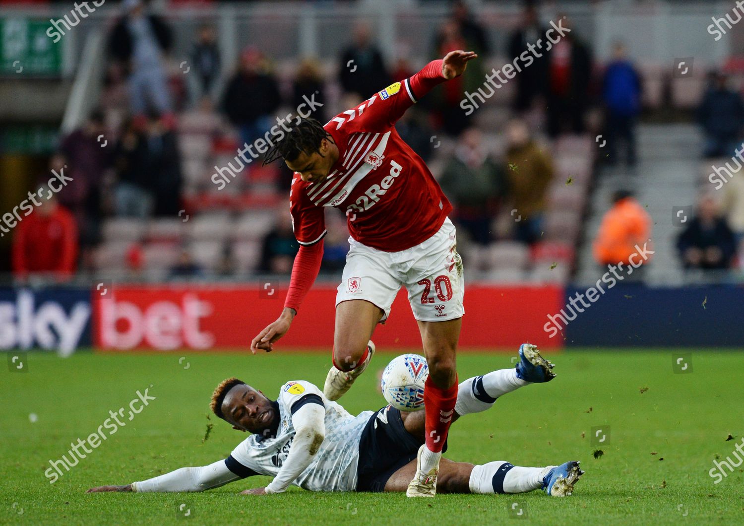 Kazenga Lualua Luton Town Tackles Lukas Editorial Stock Photo - Stock ...
