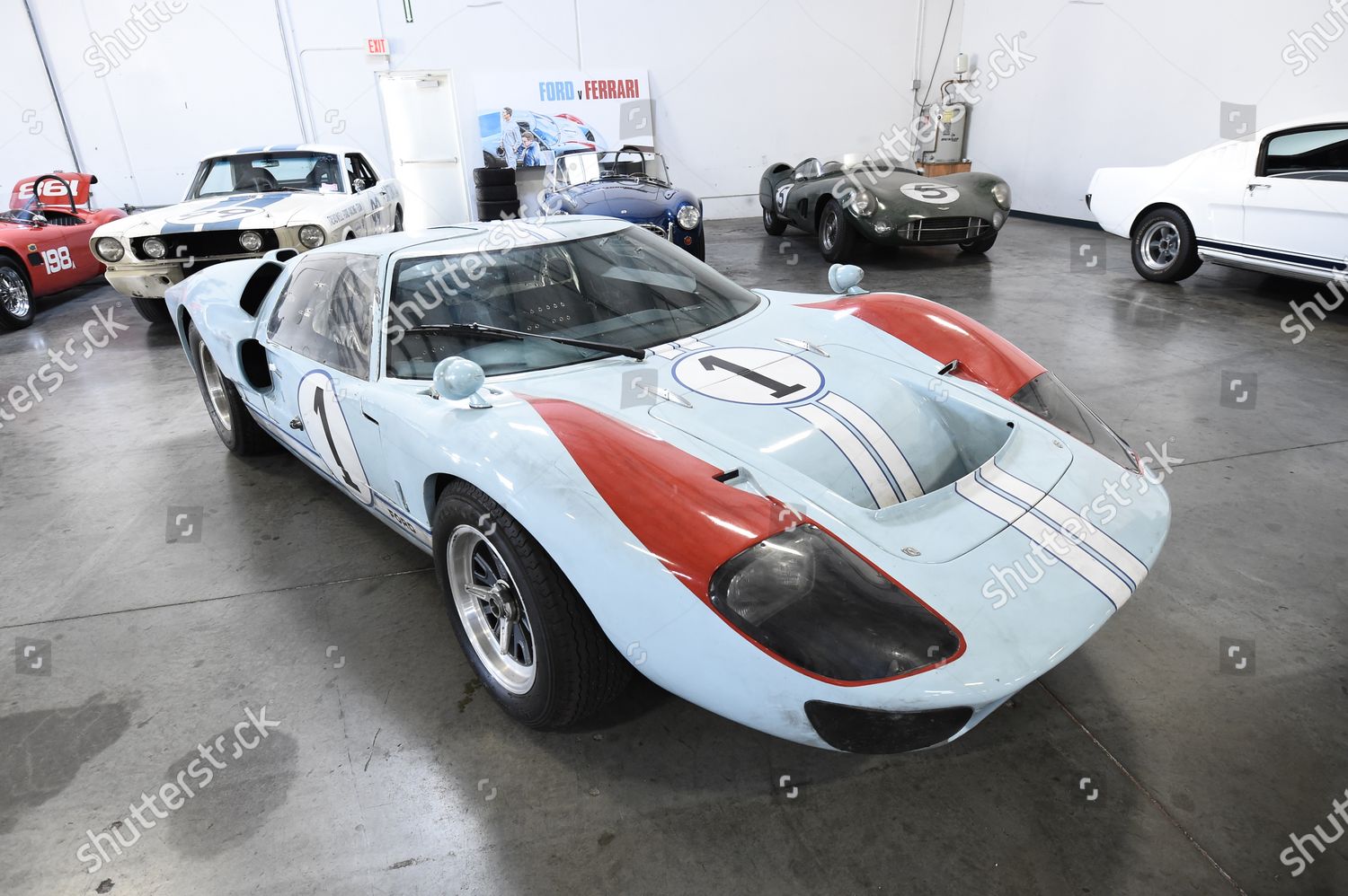 Ken Miles 1966 Gt40 Mkii Seen Editorial Stock Photo - Stock Image ...