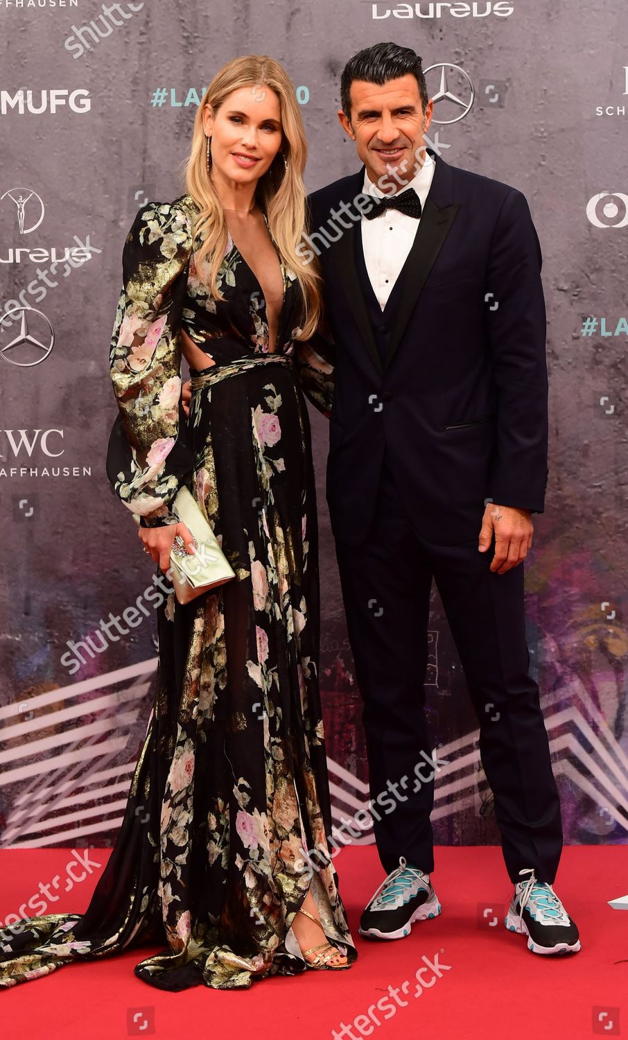 Former Portuguese International Luis Figo Wife Editorial Stock Photo ...