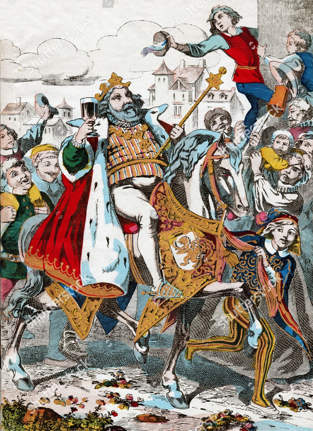 History Belgium Gambrinus Legendary King Brabant Editorial Stock Photo ...