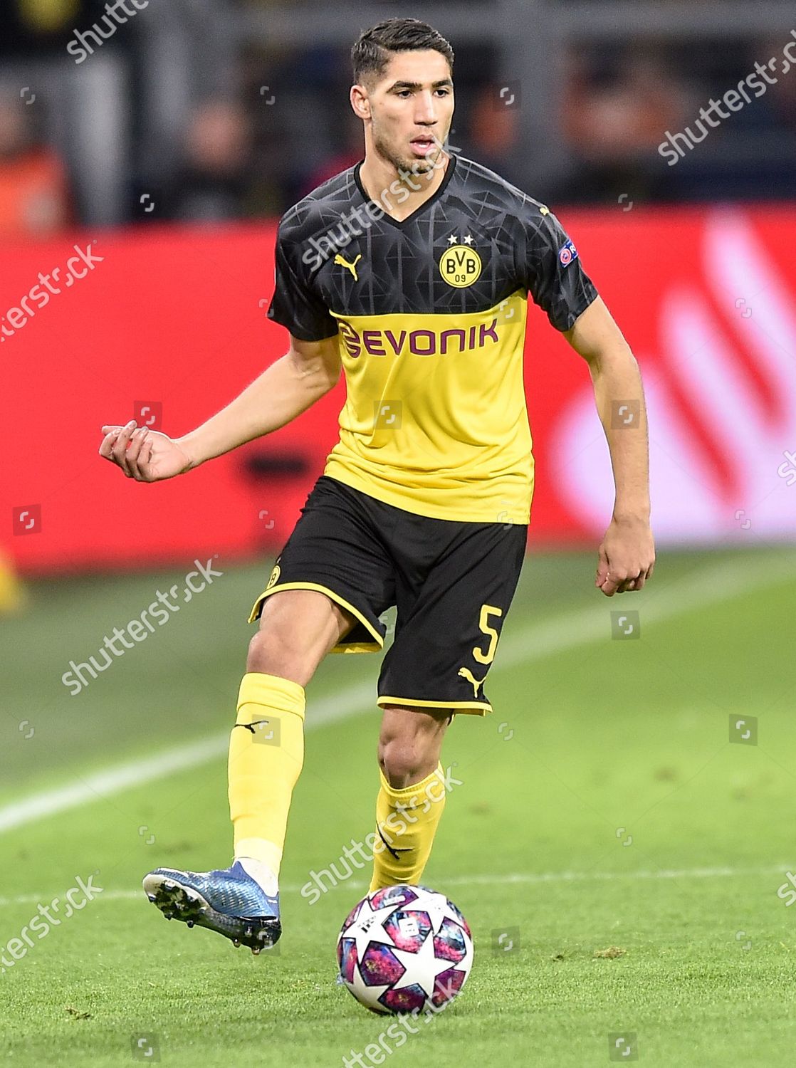 Achraf Hakimi Borussia Dortmund Editorial Stock Photo - Stock Image ...