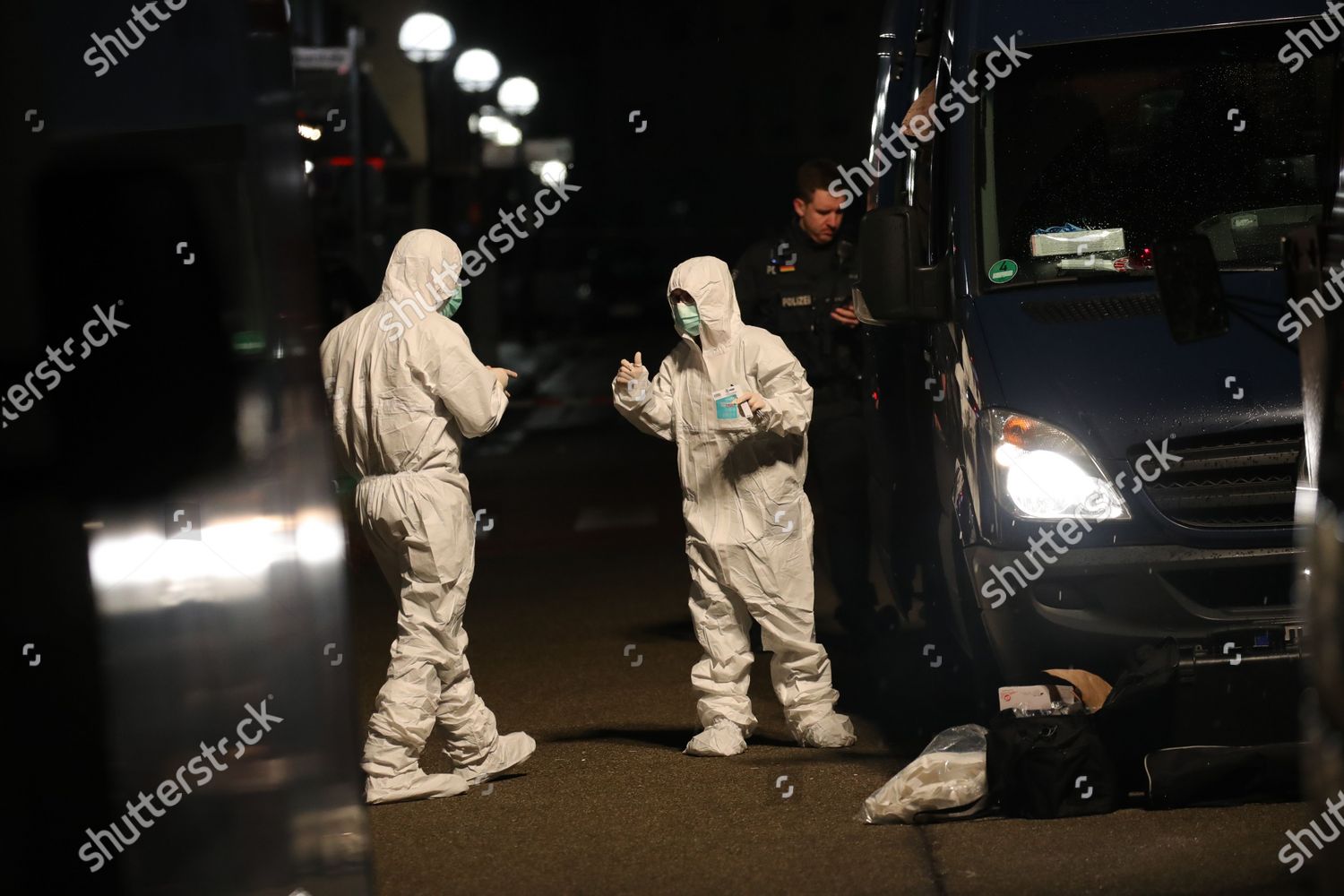 Paramedics Work Crime Scene After Two Editorial Stock Photo - Stock ...