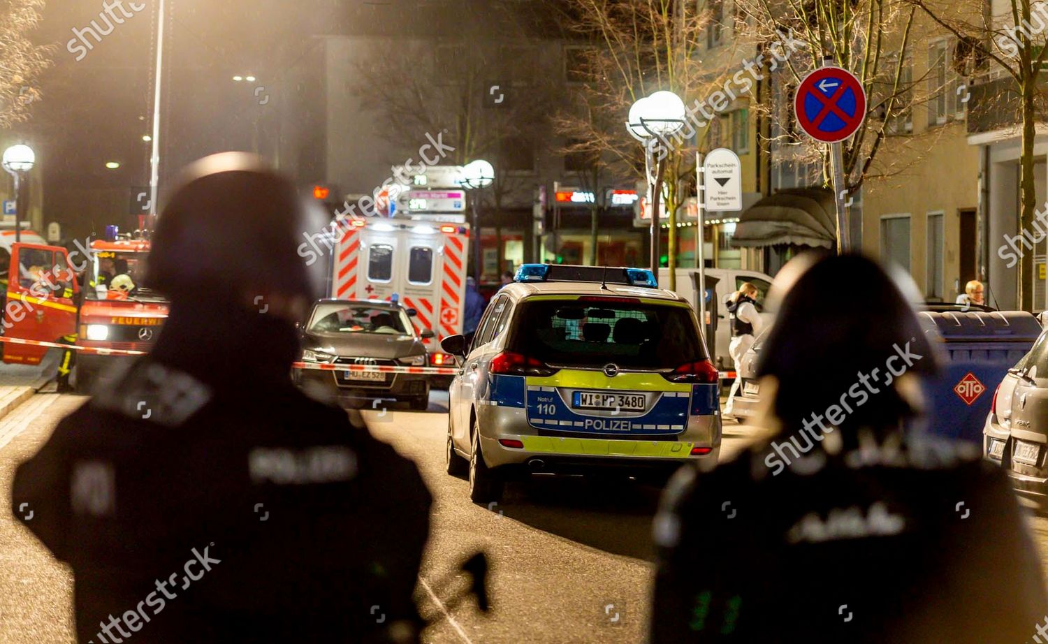 Police Paramedics Work Crime Scene After Editorial Stock Photo - Stock ...
