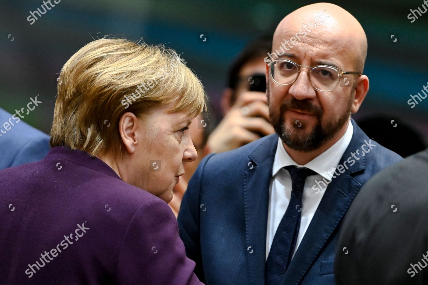 Angela Merkel Charles Michel Editorial Stock Photo - Stock Image ...
