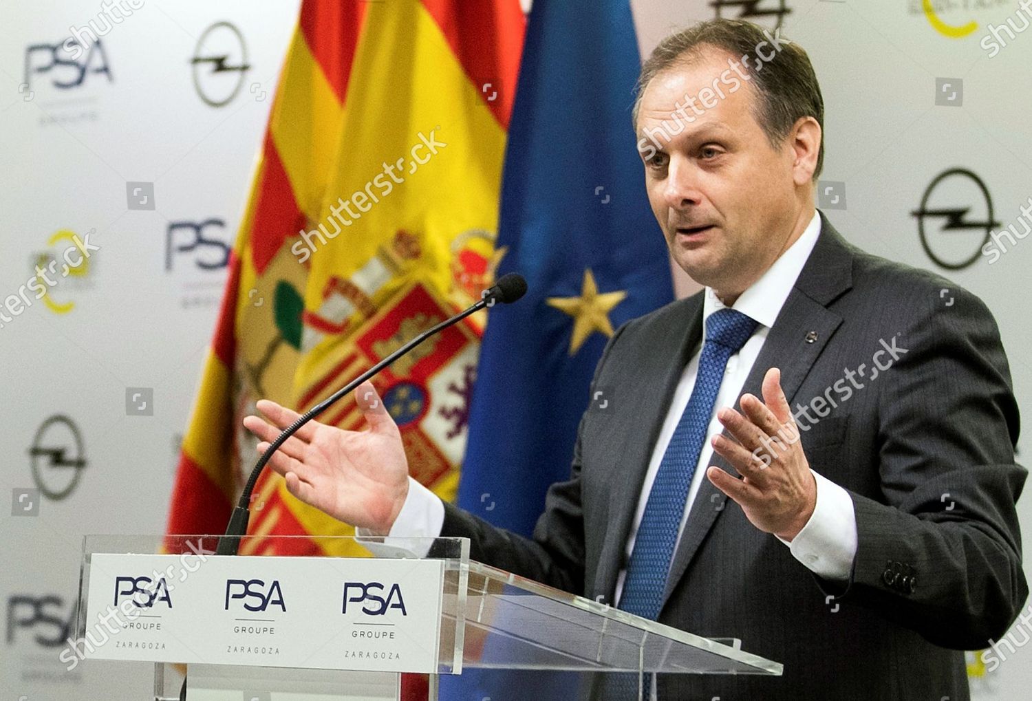 Christophe Prevost Psa Group Iberias Commerce Editorial Stock Photo ...