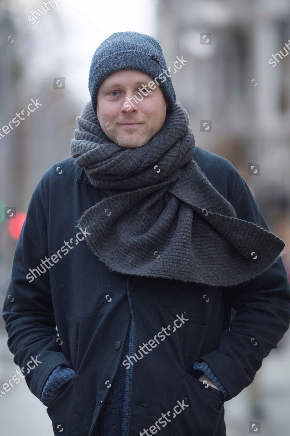 British Writer Max Porter Poses During Editorial Stock Photo - Stock ...