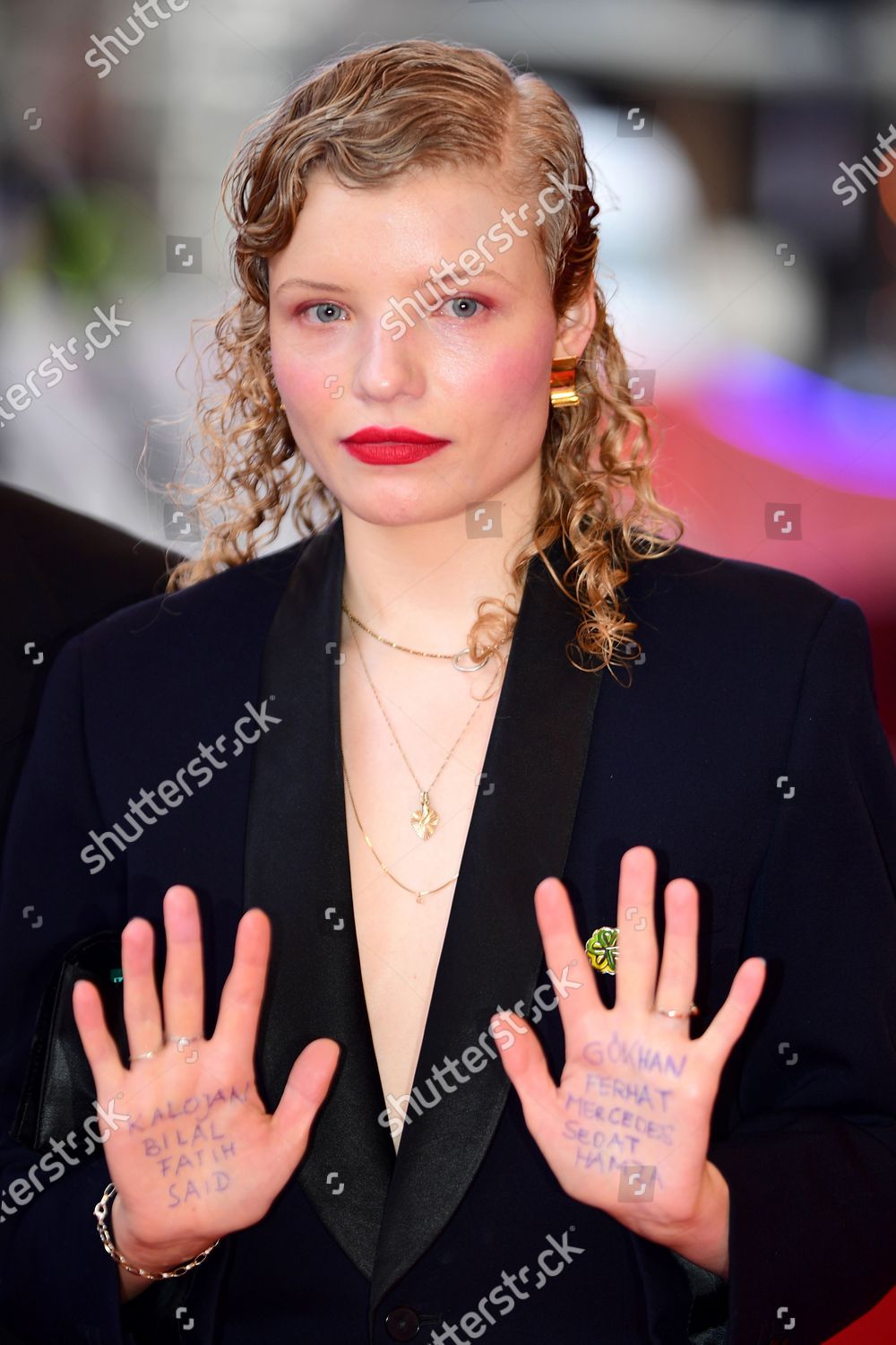 Guest Shows Names Victims Hanau Shooting Editorial Stock Photo - Stock Image | Shutterstock