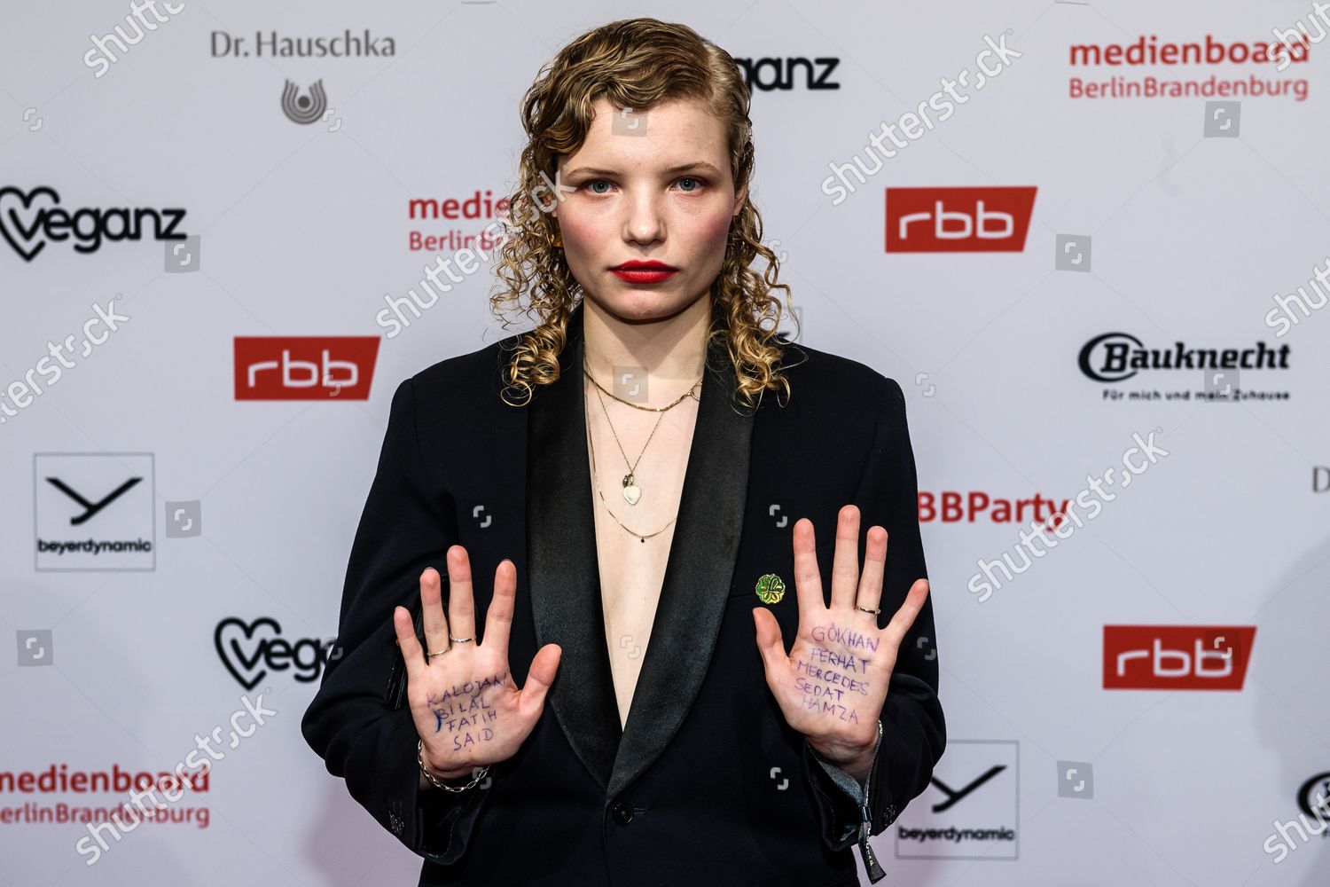 Luisaceline Gaffron Shows Names Victims Hanau Editorial Stock Photo - Stock Image | Shutterstock