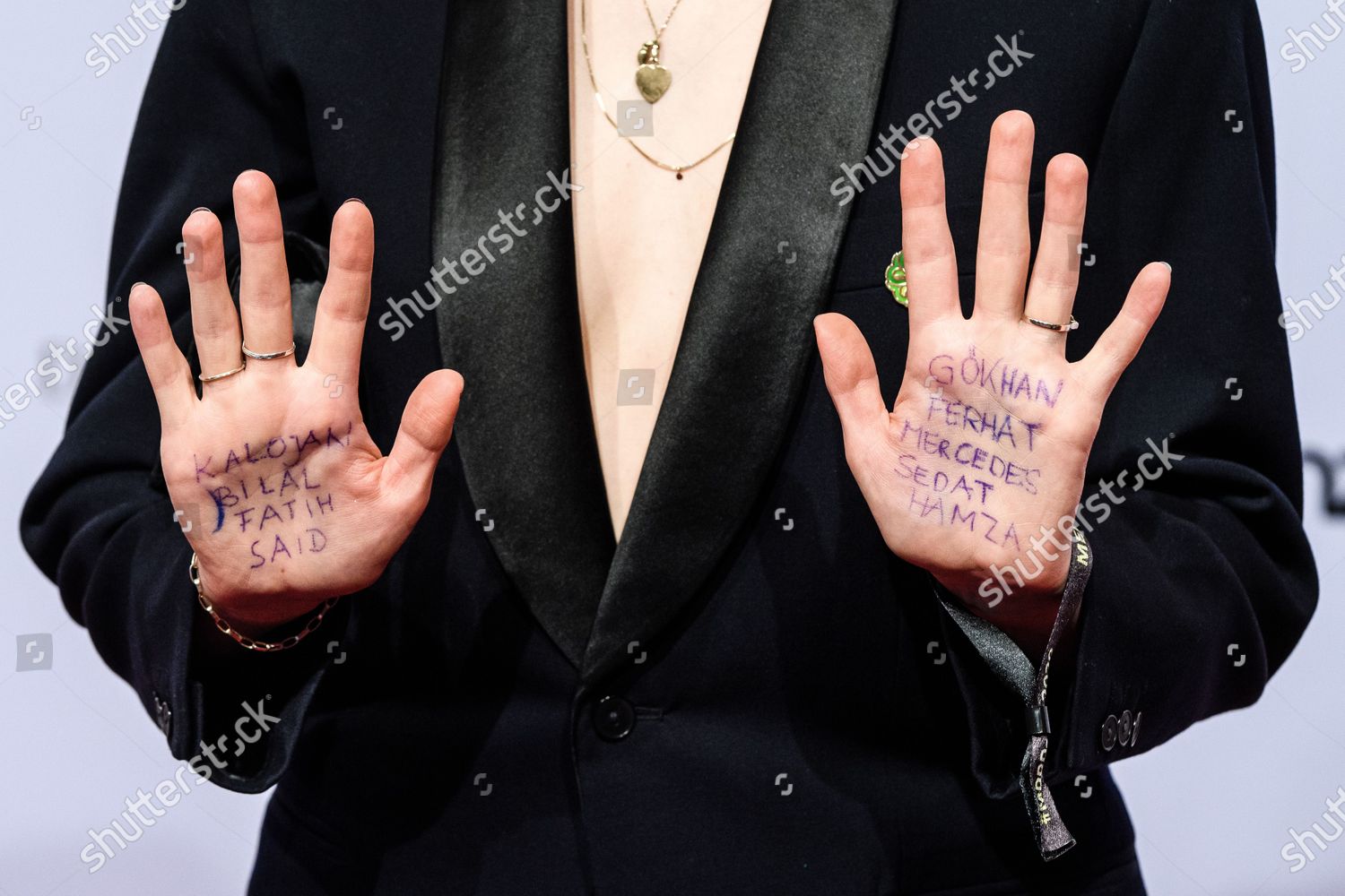 Luisaceline Gaffron Shows Names Victims Hanau Editorial Stock Photo - Stock Image | Shutterstock