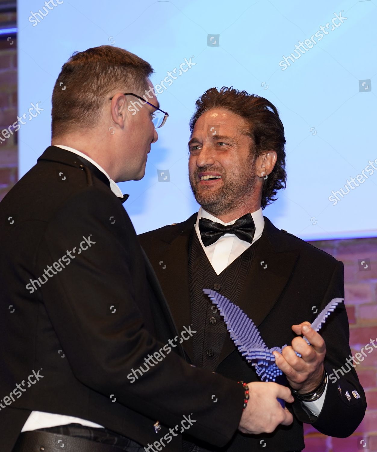 GERARD BUTLER R TALKS MAGNUS MACFARLANE Editorial Stock Photo - Stock ...