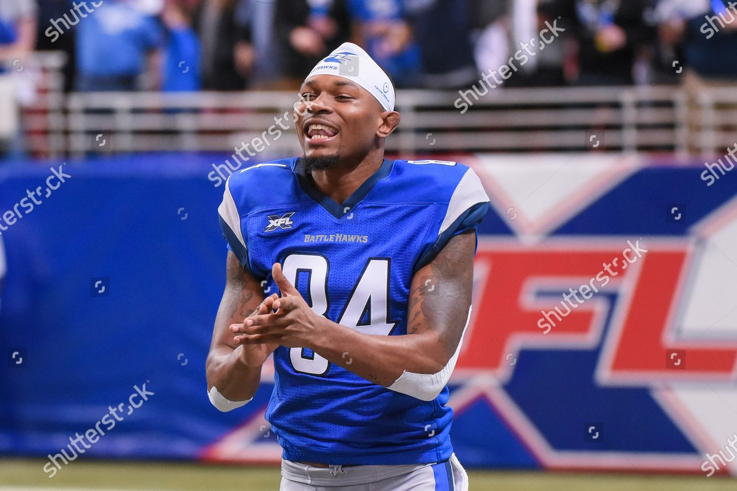 St Louis Battlehawks Wide Receiver Alonzo Editorial Stock Photo - Stock ...