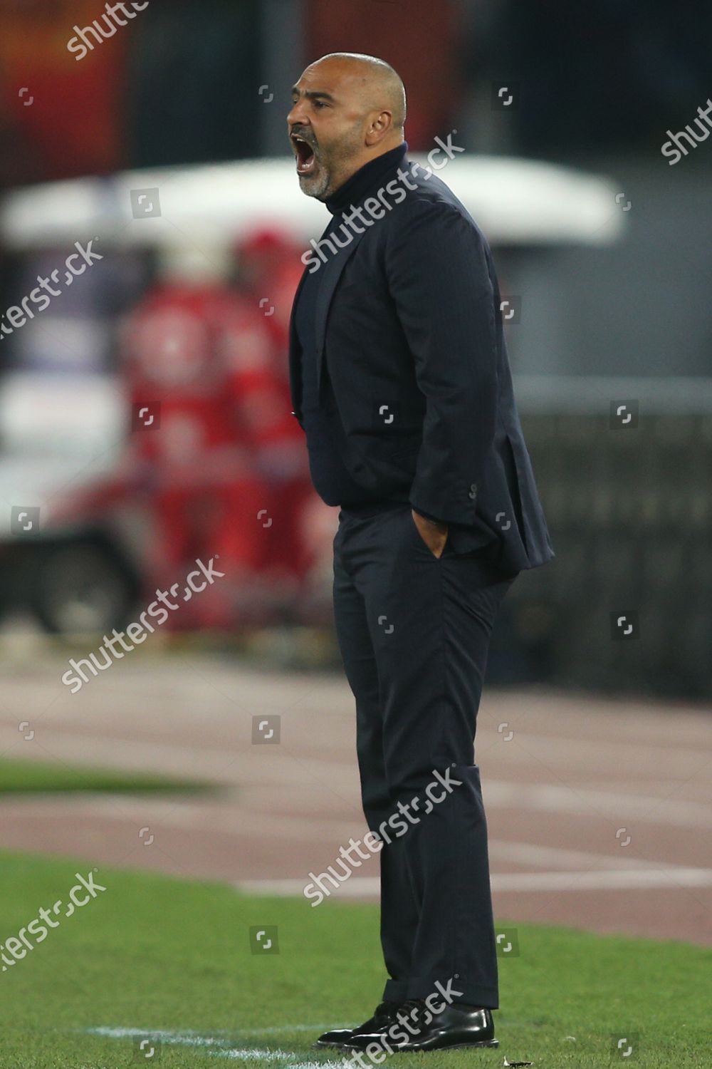 Fabio Liverani Lecce Coach Italian Serie Editorial Stock Photo - Stock ...