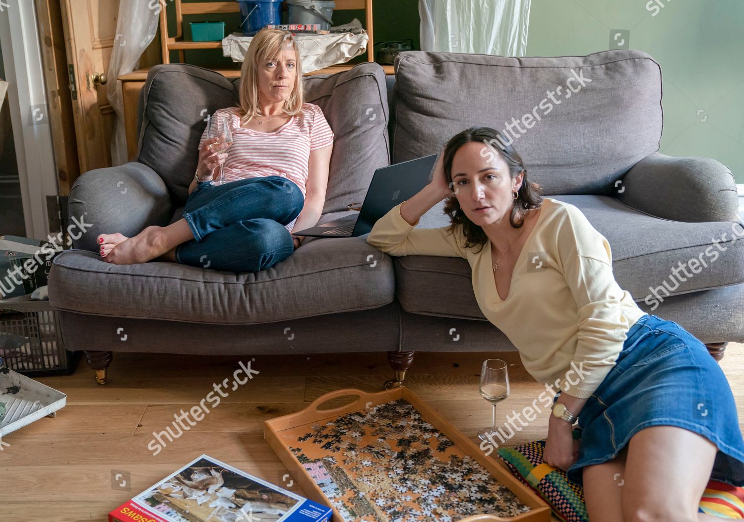 Claudie Blakley Helen Lydia Leonard Natalie Editorial Stock Photo ...