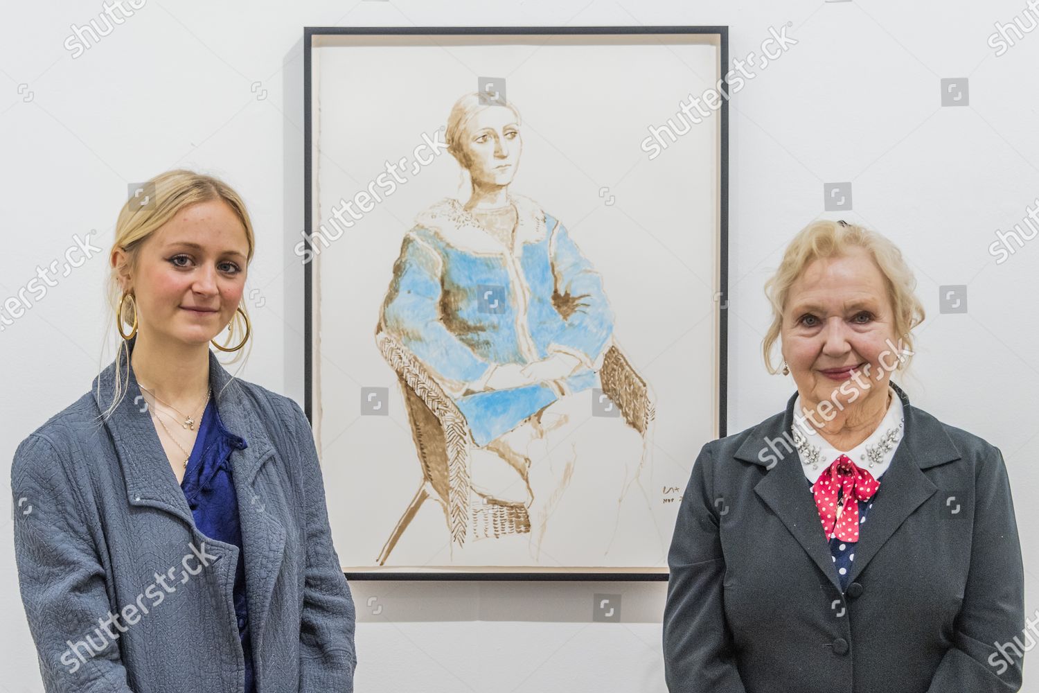 David Hockneys Celebrated Muse Celia Birtwell Editorial Stock Photo ...