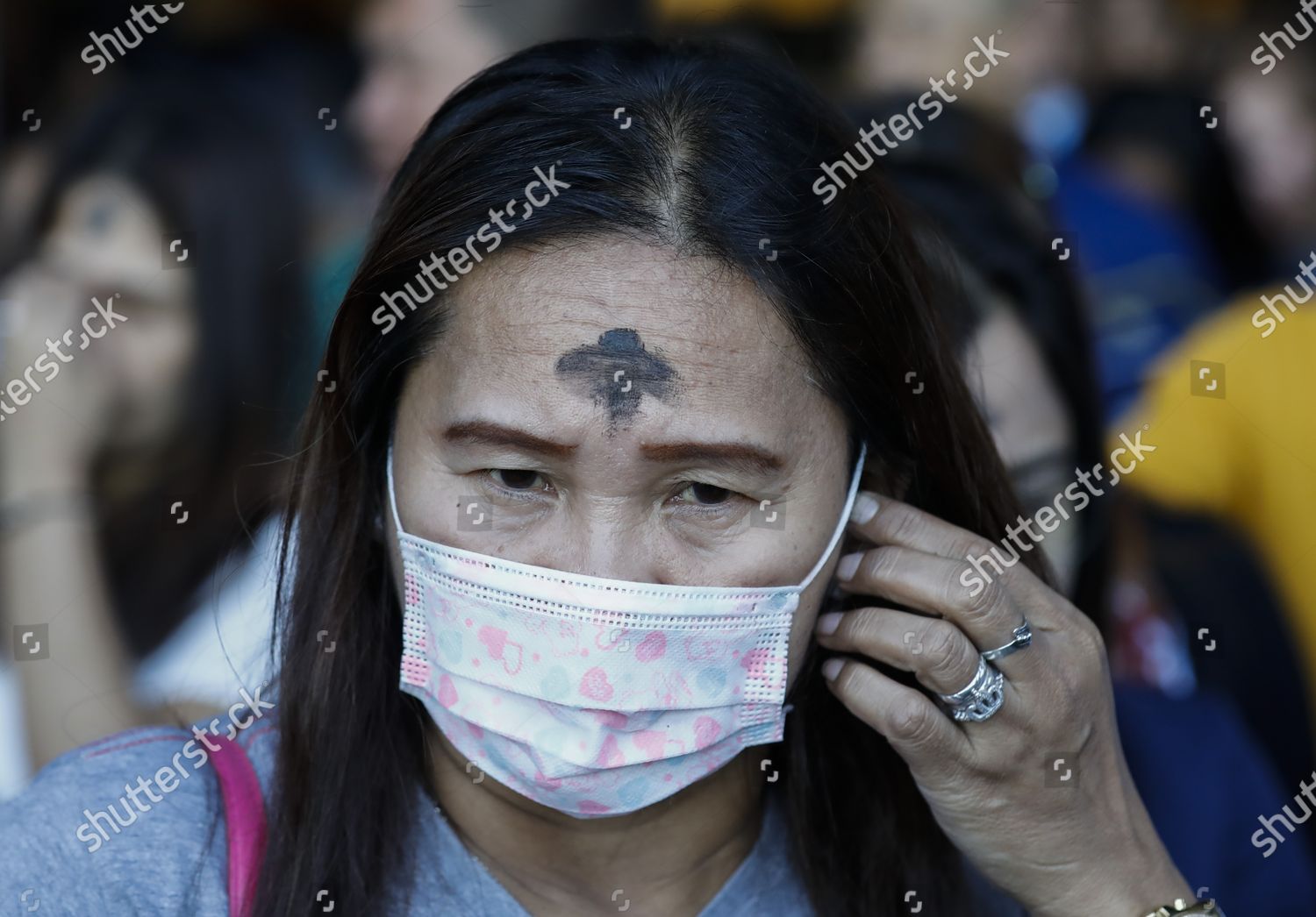 Filipino Ash Marking On Forehead Wears Editorial Stock Photo - Stock ...
