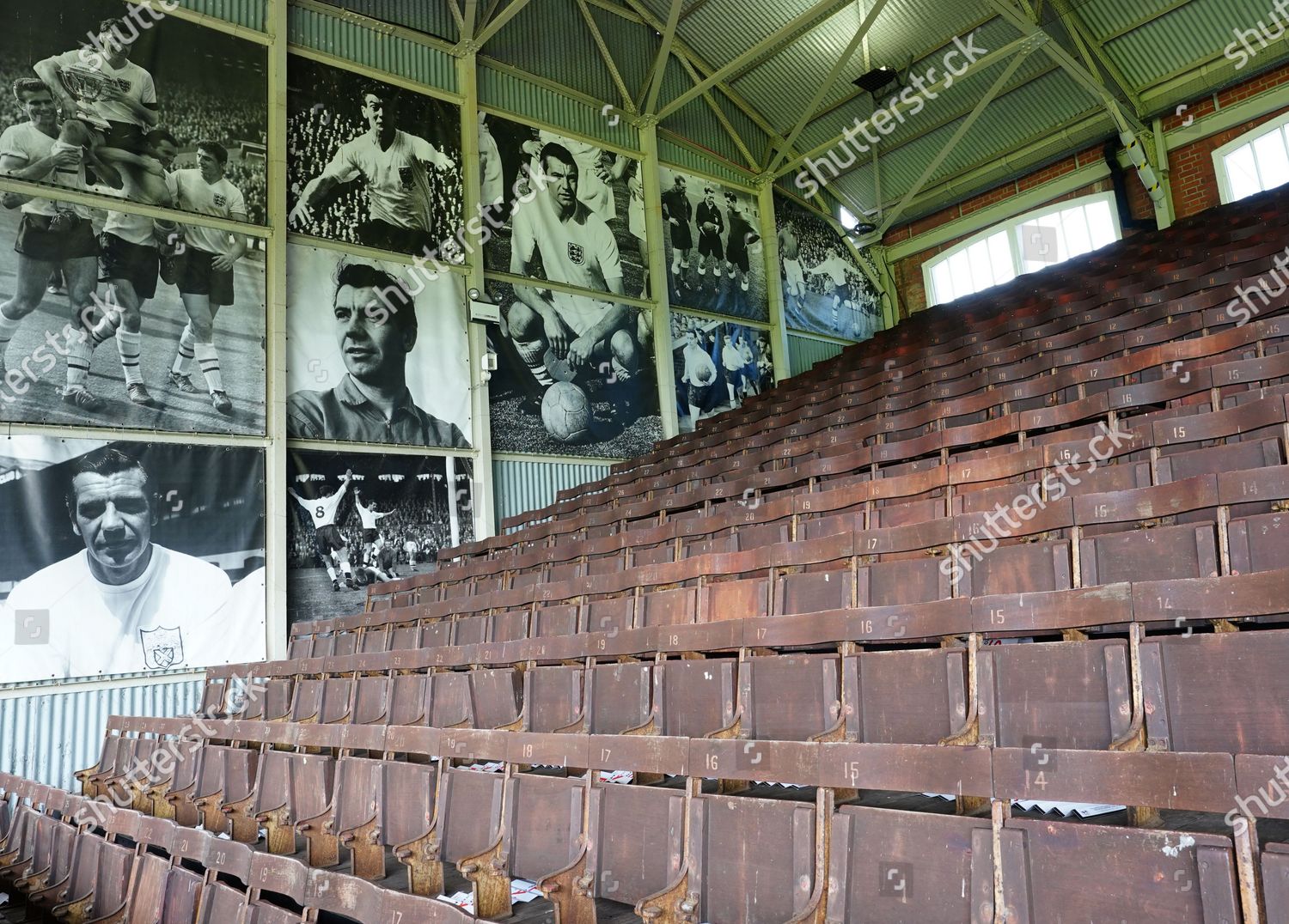Fulham Fc Johnny Haynes Stand Wooden Editorial Stock Photo - Stock ...
