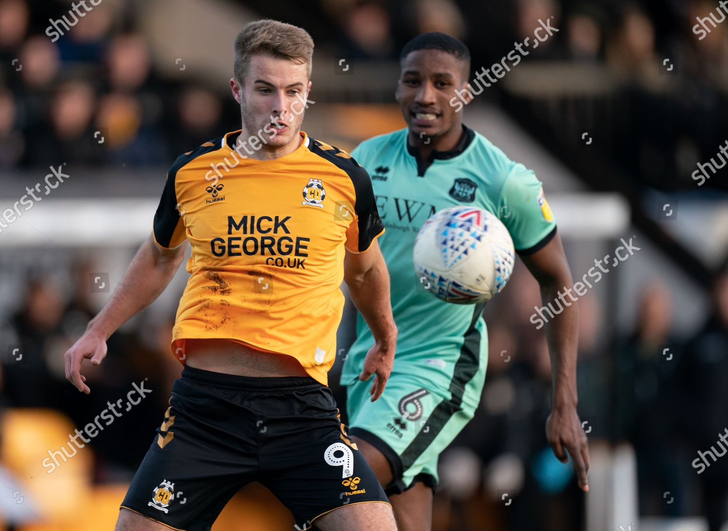 Andrew Dallas Cambridge United Aaron Hayden Editorial Stock Photo ...
