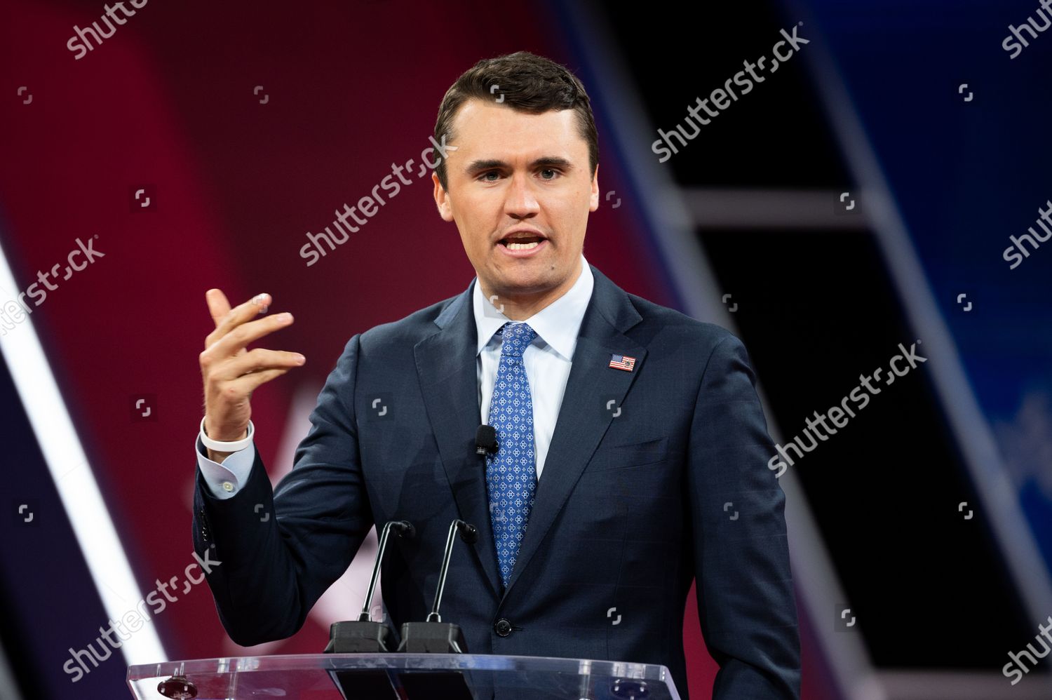 Charlie Kirk Turning Point Usa Speech Editorial Stock Photo - Stock ...