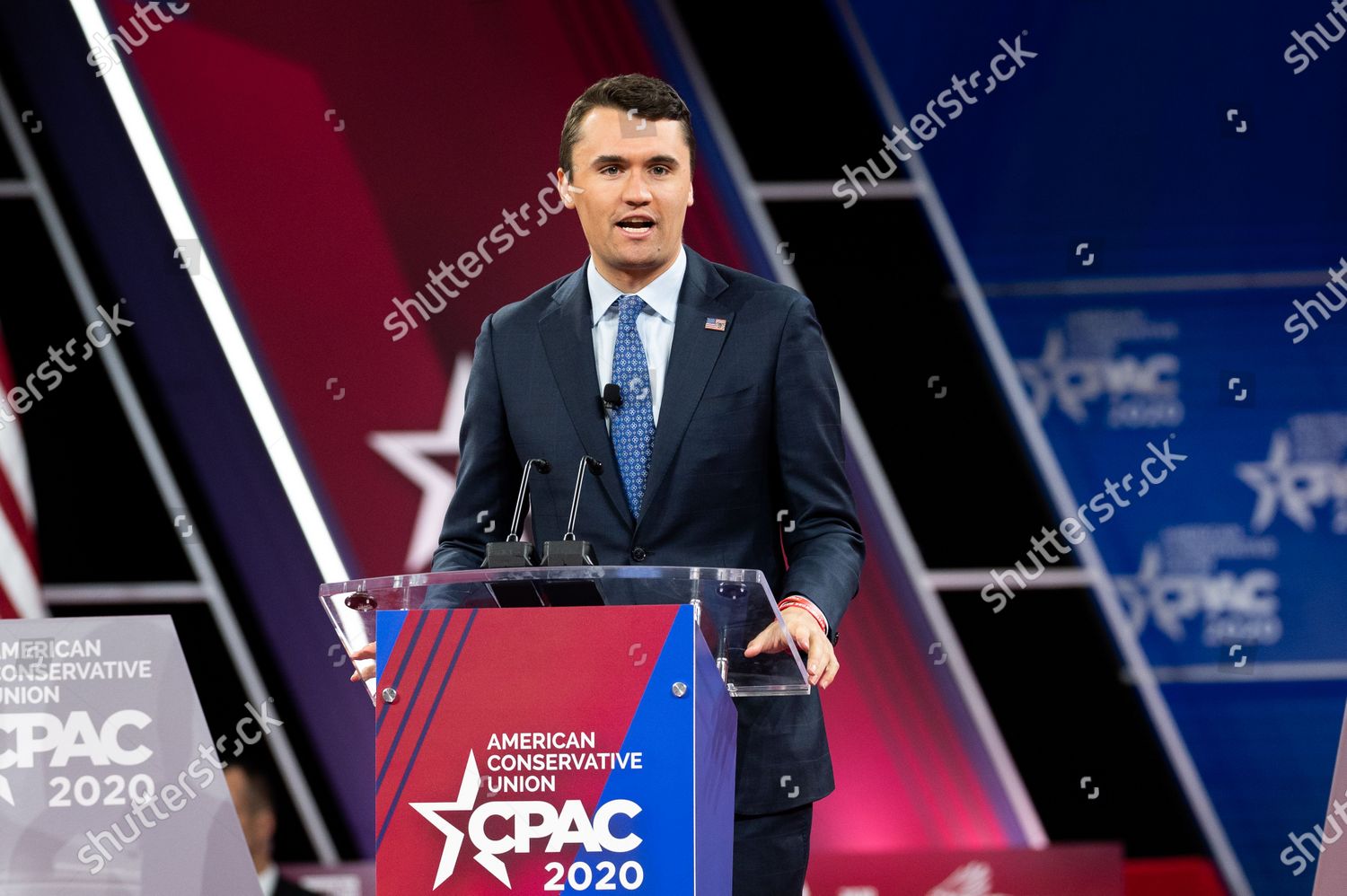 Charlie Kirk Turning Point Usa Speech Editorial Stock Photo - Stock ...