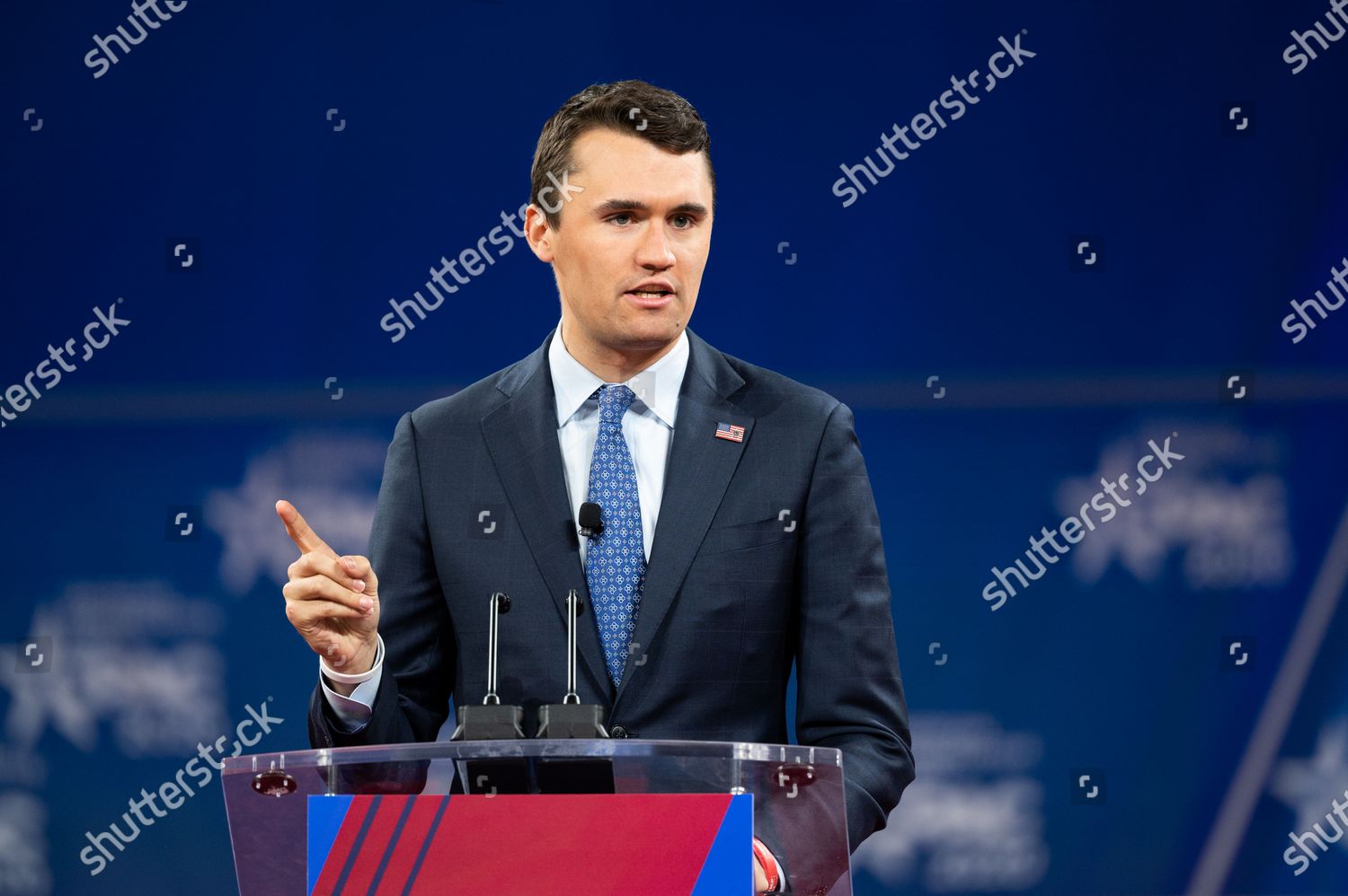 Charlie Kirk Turning Point Usa Speech Editorial Stock Photo - Stock ...