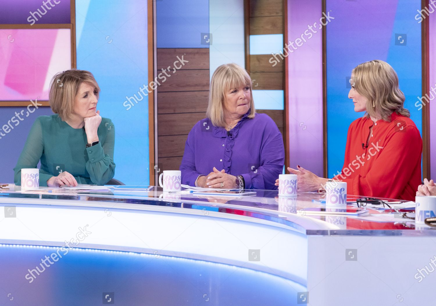 Kaye Adams Linda Robson Gabby Logan Editorial Stock Photo - Stock Image ...