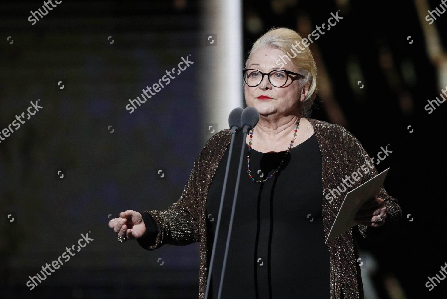 French Actress Josianne Balasko Attends 45th Editorial Stock Photo ...