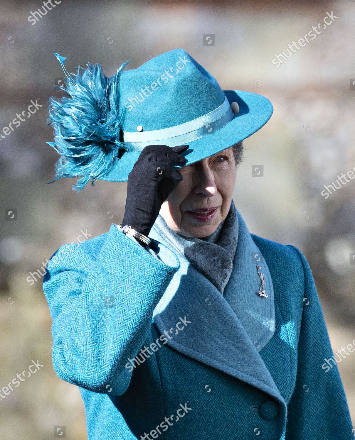 Princess Anne Colonelinchief Royal Corps Signals Editorial Stock Photo ...