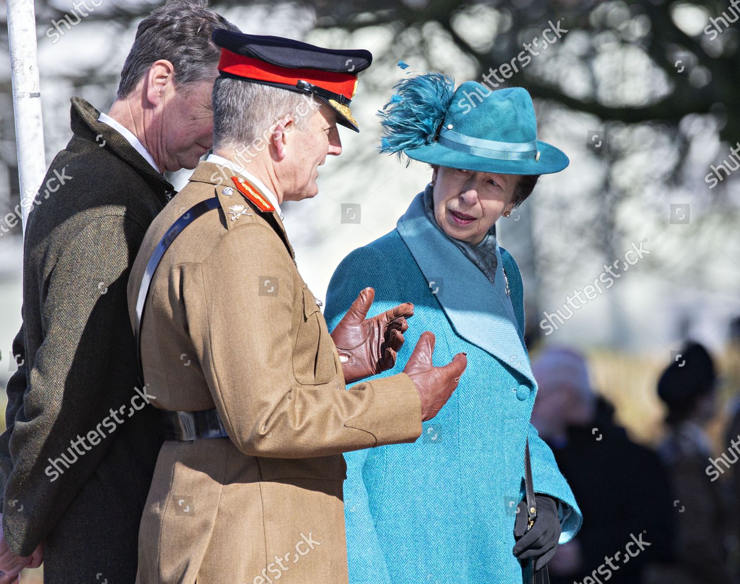 Princess Anne Colonelinchief Royal Corps Signals Editorial Stock Photo ...
