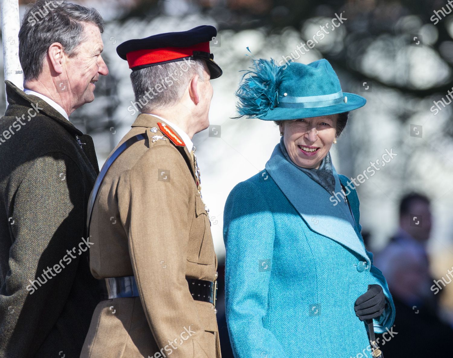 Princess Anne Colonelinchief Royal Corps Signals Editorial Stock Photo ...