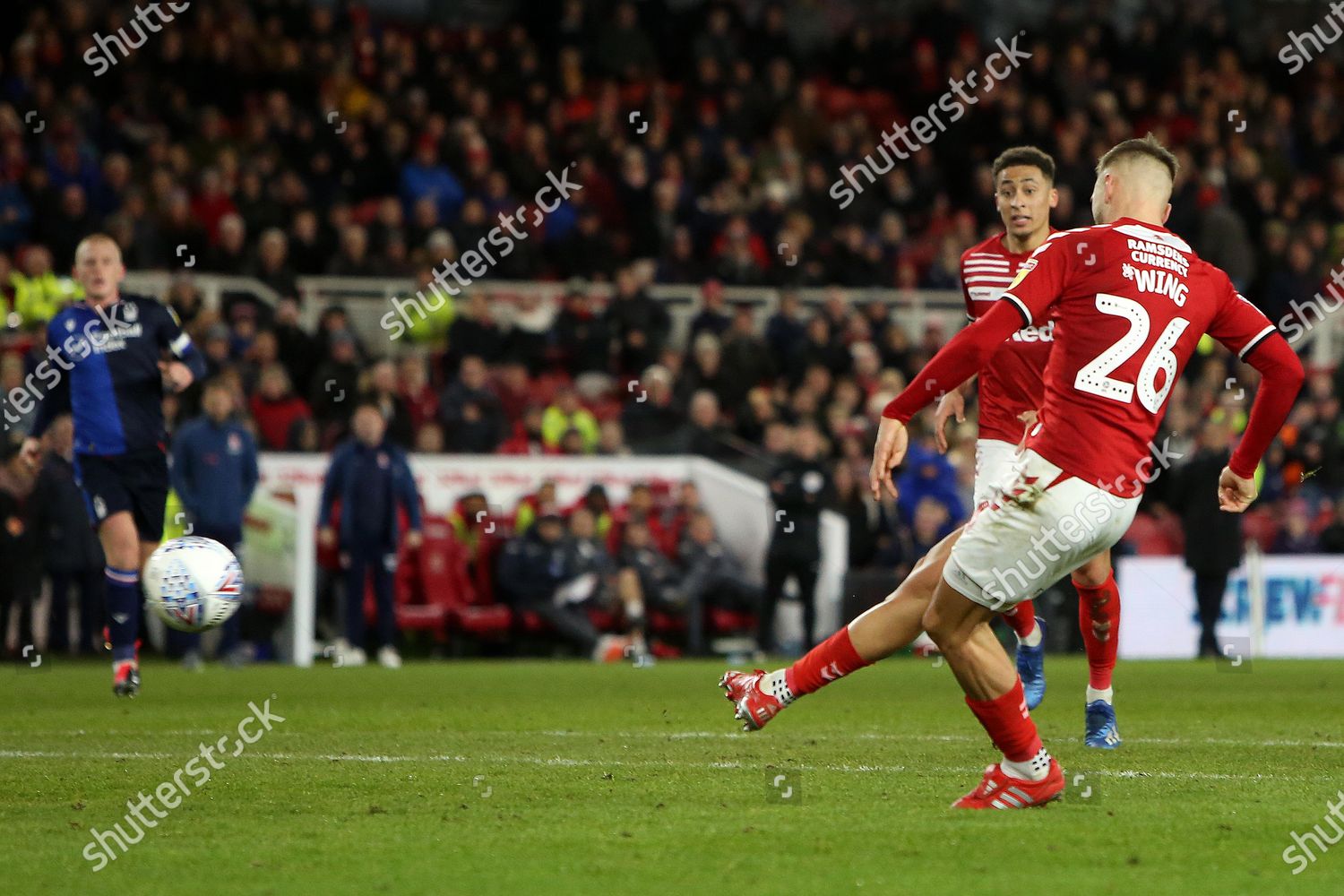 Lewis Wing Scores Boros Second Goal Editorial Stock Photo - Stock Image ...