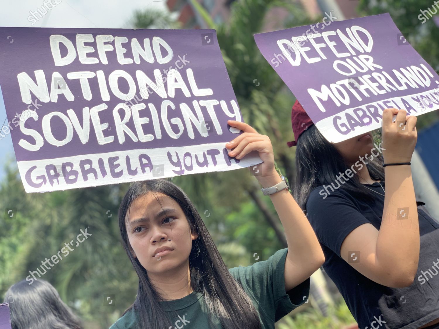 Filipino Members Gabriela Womens Party Stage Editorial Stock Photo ...