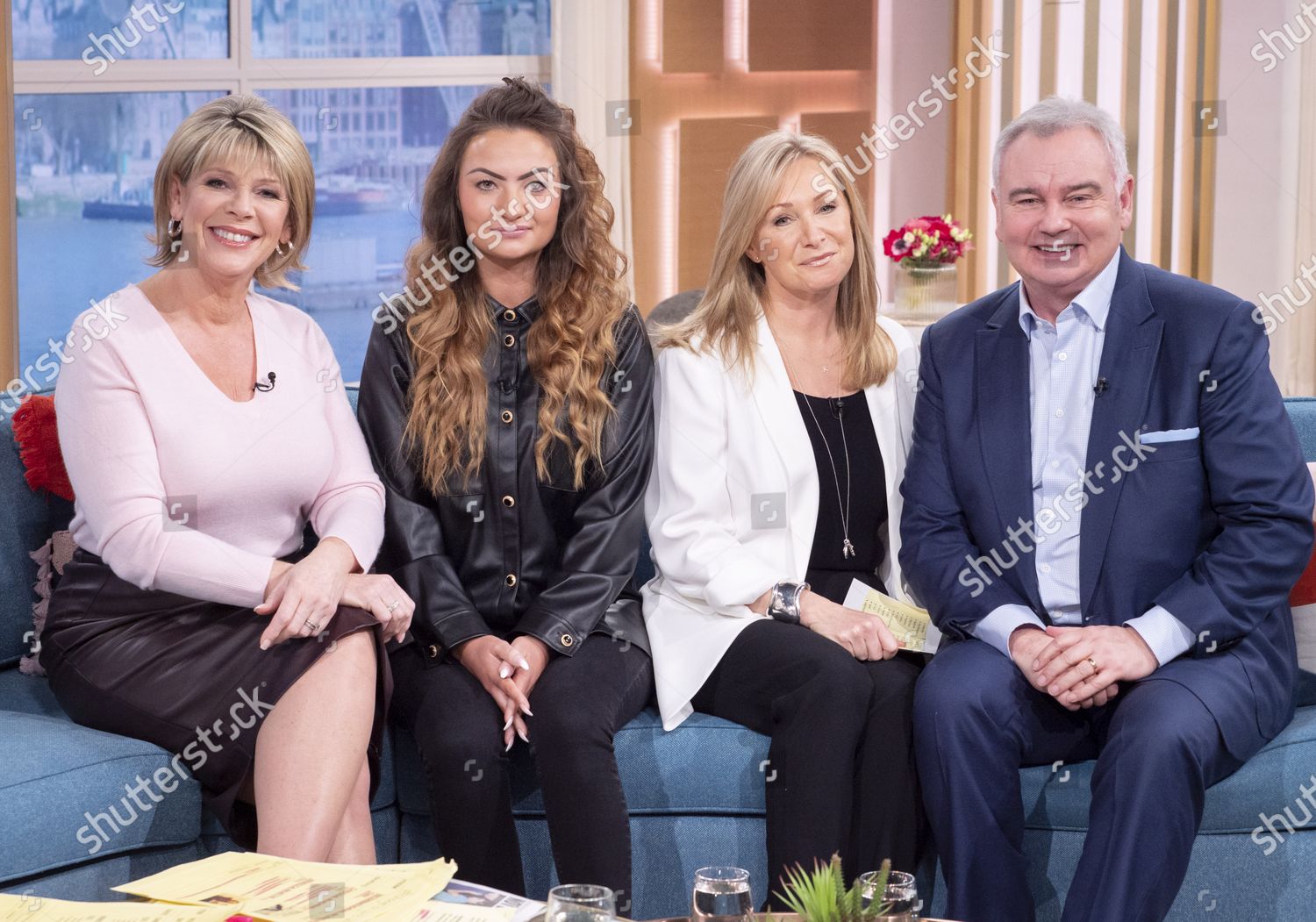 Eamonn Holmes Ruth Langsford Rebecca Beattie Editorial Stock Photo ...