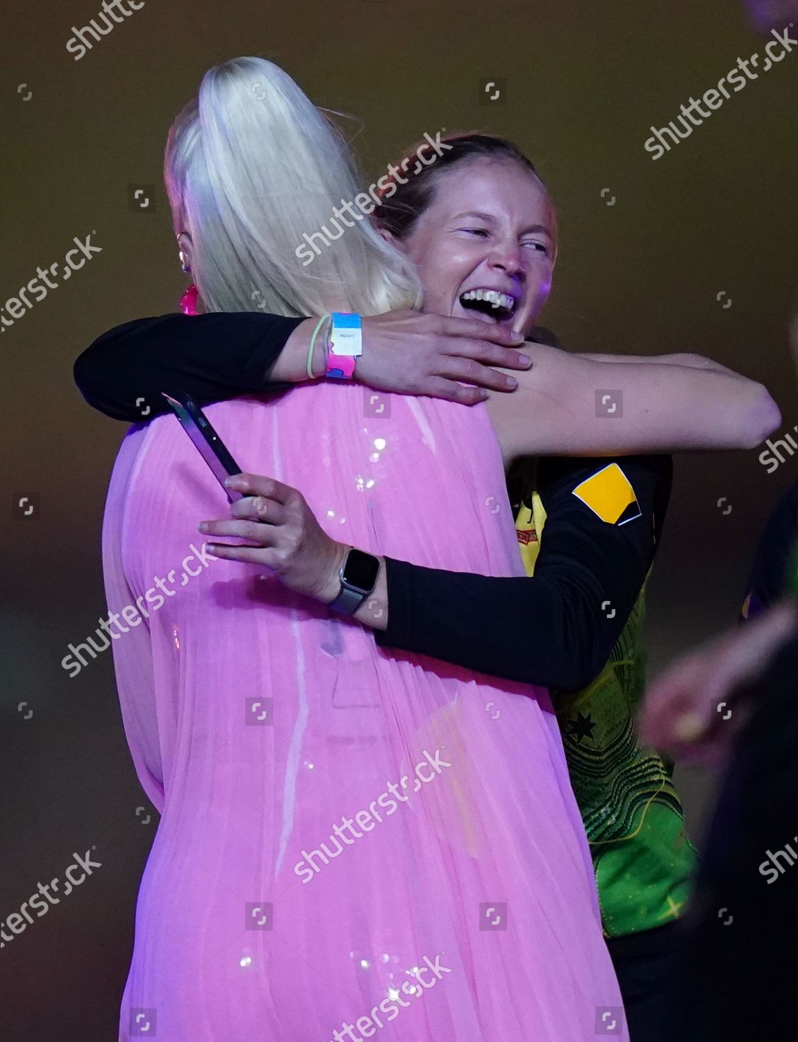 Katy Perry Hugs Meg Lanning Captain Editorial Stock Photo - Stock Image ...