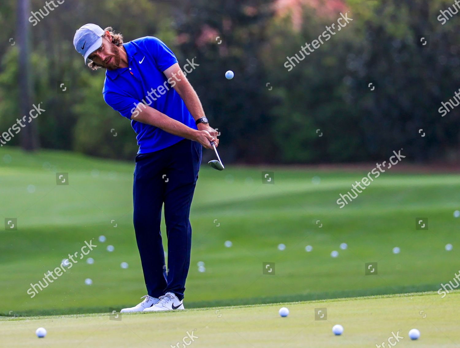 Tommy Fleetwood England Begins His Practice Editorial Stock Photo ...